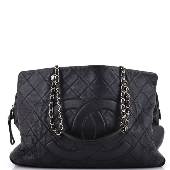 CHANEL | Bags | Chanel Timeless Classic Shopping Tote Quilted Caviar Xl ...